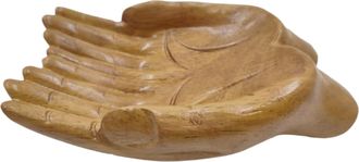 Generico Tablett Skulptur, handgefertigt, Holz, Schale, Schmuck, S&uuml;&szlig;igkeiten, Schmuck, Buddha-Design, Dekoration f&uuml;r Zuhause, Wohnzimmer, Schlafzimmer, B&uuml;ro, k