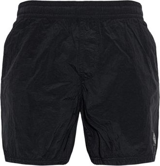 Stone Island Homme, Maillots de bain, Noir, Taille: S Nylon Metal Swim Shorts
