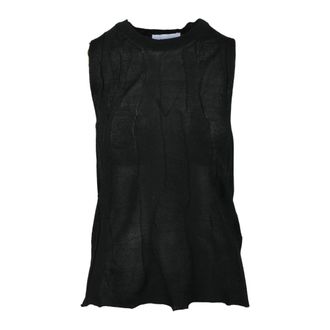 Alpha Studio Gilet - - Tops - Damen - Schwarzk - L