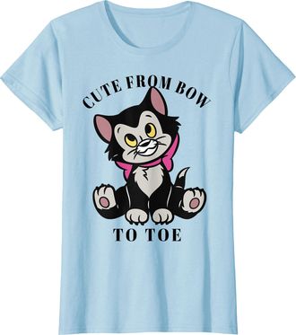 Disney Pinocchio Figaro Cute From Bow To Toe T-Shirt