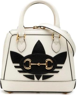 Gucci Sac bandouli&egrave;re Horsebit 1955 Pre-owned - Femme - Pre-owned - Blanc - Taille: ONE Size