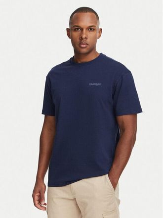 Napapijri T-Shirt Yourte NP0A8AU2 Dunkelblau Relaxed Fit