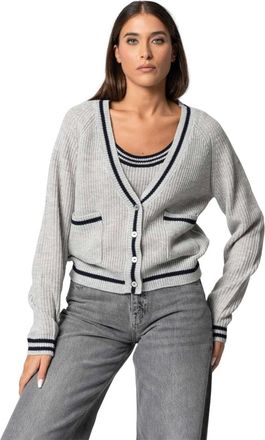 Kocca Femme, Pulls, Gris, Taille: 40 FR Poetax Cardigan Sweater