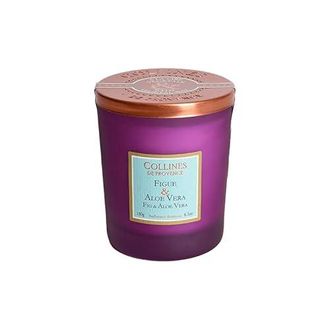 Collines de Provence Bougie Parfum&eacute;e 180g Figue & Aloe Vera Collines de Provence