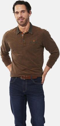 Babista Langarm-Poloshirt ZUPATERRI mit seitlich Schlitzen