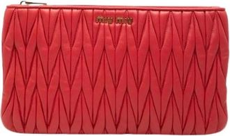 Miu Miu Pre-owned Clutch - - Pre-owned - Damen - Rot - ONE SIZE