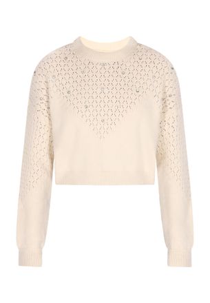 Faina Zur Seite fahren Damen Wollwei&szlig;