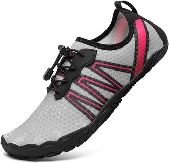 Mishansha Chaussures Aquatique Homme Chaussures de Plage Femme Gris Clair 39