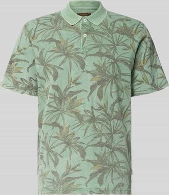 Premium by Jack & Jones Regular Fit Poloshirt mit floralem Allover-Print Modell Hawaii