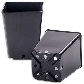 Wohnkult Pflanzt&ouml;pfe Blument&ouml;pfe Blumenk&uuml;bel rund und eckig gro&szlig;e Auswahl (Eckig 11 Liter)