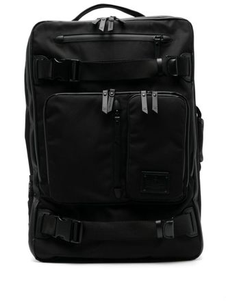 Makavelic sac &agrave; dos zipp&eacute; &agrave; logo appliqu&eacute; - Noir