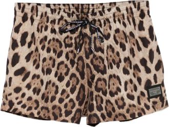 Dolce & Gabbana Homme, Maillots de bain, Brun, Taille: XL Boxer Corto