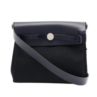 Herm&egrave;s Pre-owned Canvas Shoulder Bag - - Pre-owned - Damen - Schwarzk - ONE SIZE