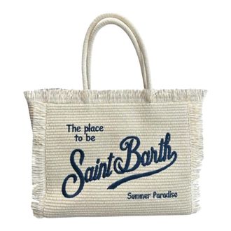 MC2 Saint Barth Femme, Sacs, Beige, Taille: ONE Size Sac Vanity en Paille et Bandouli&egrave;re