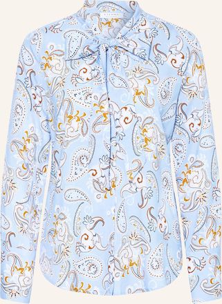 Eterna Schluppenbluse blau