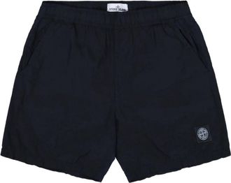 Stone Island Homme, Maillots de bain, Bleu, Taille: 2XL B100004 Nylon Metal Swim Shorts