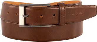 Pierre Cardin Herren Gürtel braun Glattleder