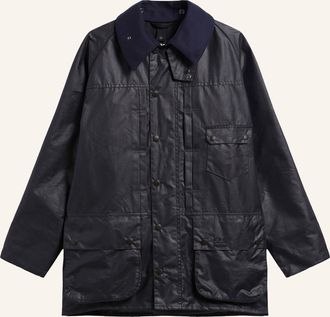 Barbour Fieldjacket Beaufort Mit Abnehmbarer Kapuze blau