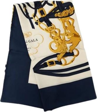 Herm&egrave;s Pre-owned Foulard en soie Brides de Gala - Femme - Pre-owned - Multicolore - Taille: ONE Size