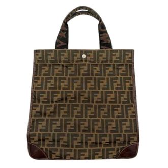 Fendi Pre-owned Canvas Tote Bag - - Pre-owned - Damen - Braun - ONE SIZE