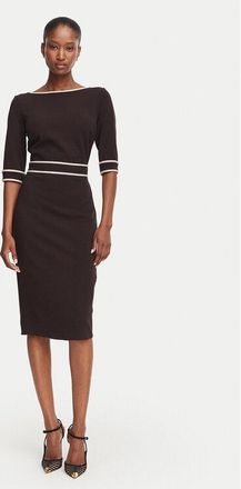Rinascimento Rinascimento Coctailkleid CFC0131086003 Braun Slim Fit