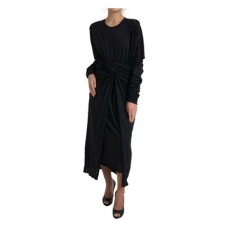 Dolce & Gabbana Femme, Robes, Noir, Taille: 38 FR Midi Robes