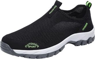 Generic Chaussures de course pour homme - Chaussures de sport &agrave; enfiler - Semelles antid&eacute;rapantes - Chaussures de trekking - En maille respirante - Confortabl