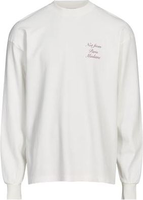 Dr&ocirc;le de Monsieur Le T-shirt slogan Calligraphy