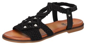 2Go Shoe Company Damen 8962-802 Flache Sandale, schwarz, 39 EU