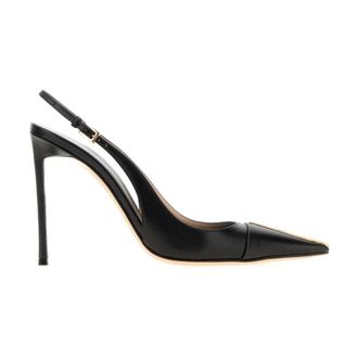 Tom Ford Shiny Kid Slingback - - Shoes - Damen - Schwarzk - 38 1/2 EU