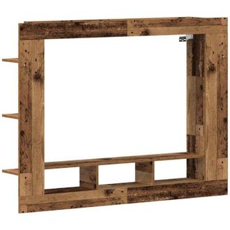 vidaXL Meuble tv Mural Bois Vieilli 152x22x113 cm Vidaxl