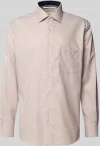 Eterna Regular Fit Businesshemd aus Baumwolle mit Kentkragen