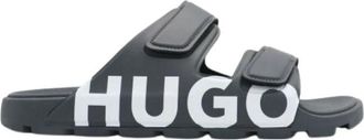 HUGO BOSS Femme, Chaussures, Gris, Taille: 41 EU Hugo - Chaussures > Flip Flops & Tongs