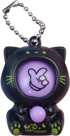 Generico porte-cl&eacute;s - Pendentif interactif en forme de dessin anim&eacute;, accessoire de sac de voiture, d&eacute;coration portable amusante, am&eacute;liore le style personnel av