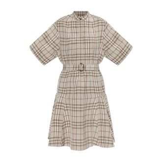 Burberry Das Jean Kleid - - Dresses - Damen - Braun - 2XS