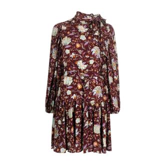 Ulla Johnson Elegantes Multicolor Midi-Kleid - - Dresses - Damen - Mehrfarbig - M