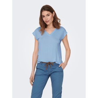 Only T-Shirt Free 15287041 Hellblau Regular Fit