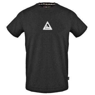 Aquascutum T-Shirt f&uuml;r Herren, Baumwolle (Schwarz)