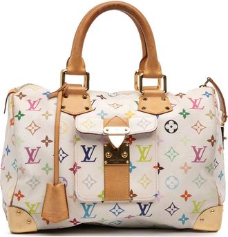 Louis Vuitton Crossbody Bags - Monogram Multicolore Speedy 30 - Gr. unisize - in Wei&szlig; - f&uuml;r Damen
