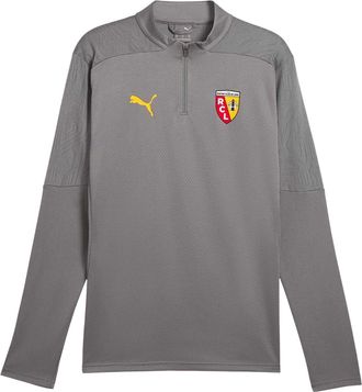 Puma RC Lens Trainingsjacke f&uuml;r Herren, mit kurzem Rei&szlig;verschluss, Training (Grau)