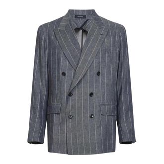 Tagliatore Zweireihiger Blazer - - Jackets - Herren - Blau - M