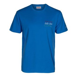 MC2 Saint Barth Homme, Tops, Bleu, Taille: XL T-shirt Homme Col Rond Coton