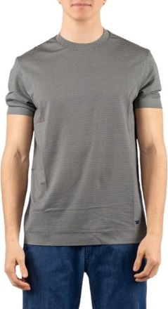 Emporio Armani Homme, Tops, Gris, Taille: XL Maglia Uomo Emporio Armani
