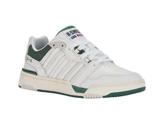K-Swiss Mens Si-18 Rival Sneaker, Brlnt Wht/Posy Green, 41.5 EU