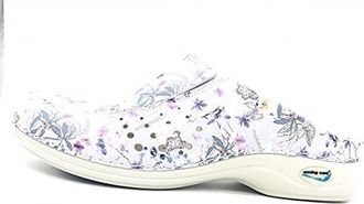 Nursing Care WashGo Berlin - Sabots sanitaires pour Femmes et Hommes | Sabots en Cuir lavables | Antid&eacute;rapants (Printemps, Syst&egrave;me Taille Chaussures EU, Adulte, Nu