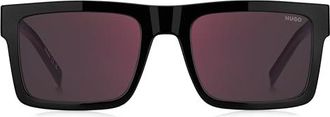 HUGO BOSS Lunettes De Soleil Rectangulaires &Agrave; Dessus Plat