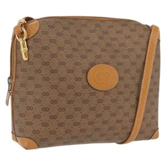 Gucci Pre-owned Vintage Micro Small GG Canvas Schultertasche - - Pre-owned - Damen - Beige - ONE SIZE
