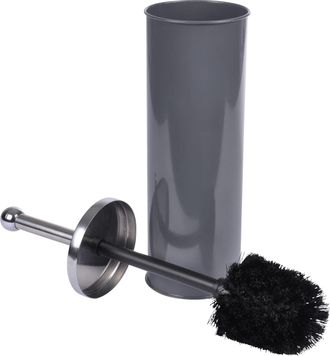 Douceur d'Int&eacute;rieur 6ASB221GR Metall WC-B&uuml;rste, 9,5 x 9,5 x 26,5 cm