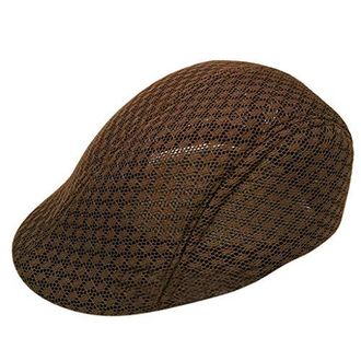 Generic Oreille B&eacute;rets Confortables pour Hommes Maille dans et Lin Respirant Casquettes de Baseball pour Femmes Filles Casquette &agrave; Visi&egrave;re 51, caf&eacute;, taille un