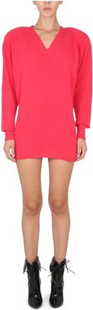 Philosophy di Lorenzo Serafini Femme, Robes, Rose, Taille: 36 FR Knitted Mini Dress
